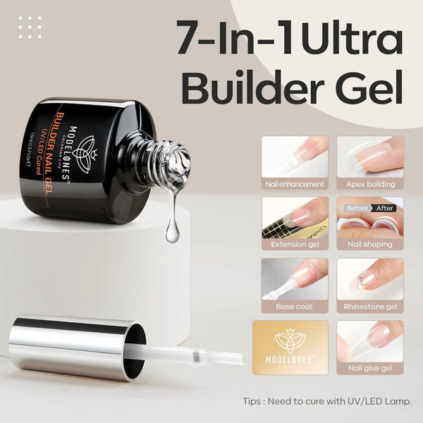 7-In-1 Ultra Builder Nail Gel 15ml | Modelones