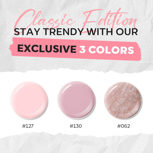 Felicity - 3 Colors Mini Starter Nail Polish Kit 5ml | Modelones