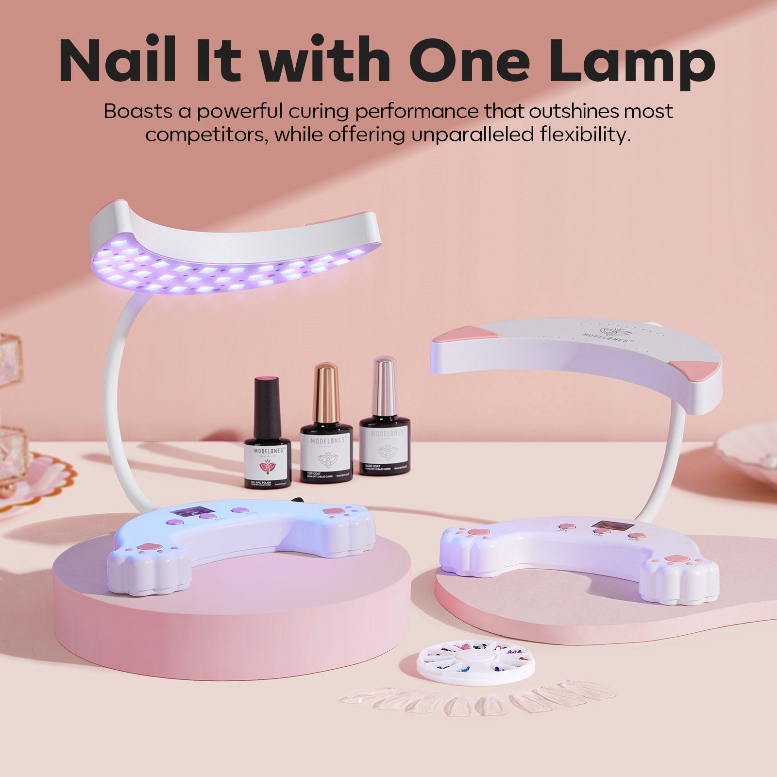48W UV Gooseneck LED Nail Lamp – MODELONES