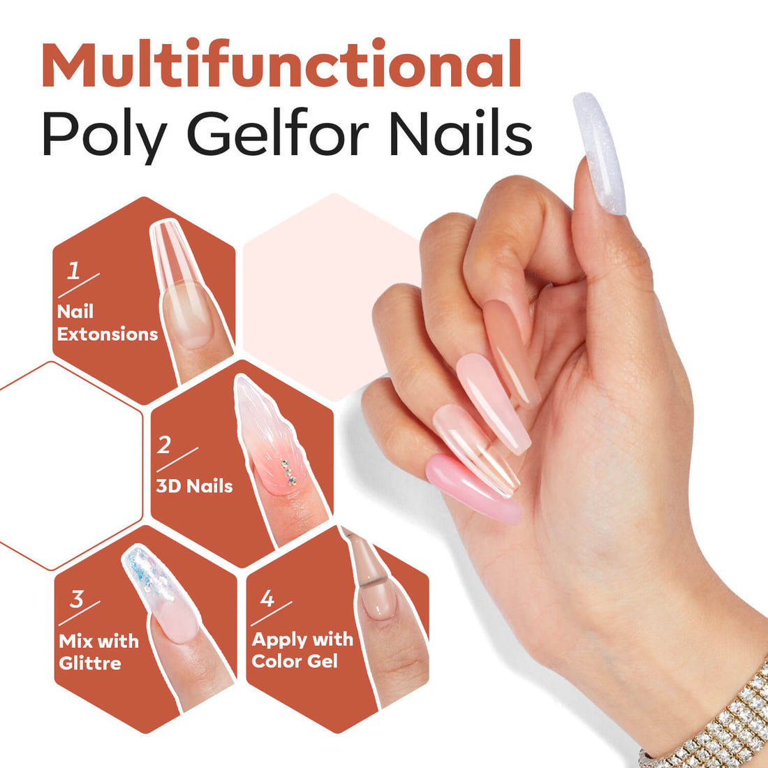 Poly Nail Gel, Polygel Nails, Polygel Nails Kit | Modelones – MODELONES