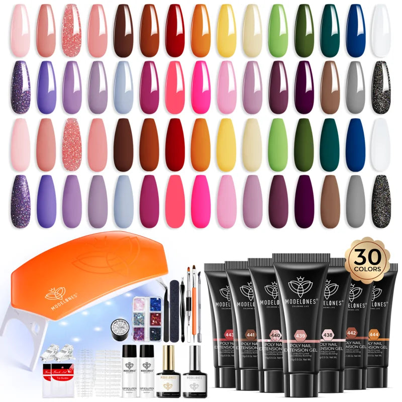 All Season Kit - All-in-one Poly Nail Gel Kit | Modelones – MODELONES