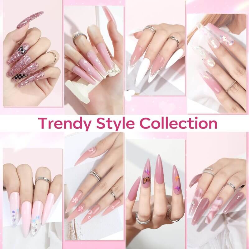 Modelones Poly Nail Gel Kit With Slip Solution Extension Builder ...