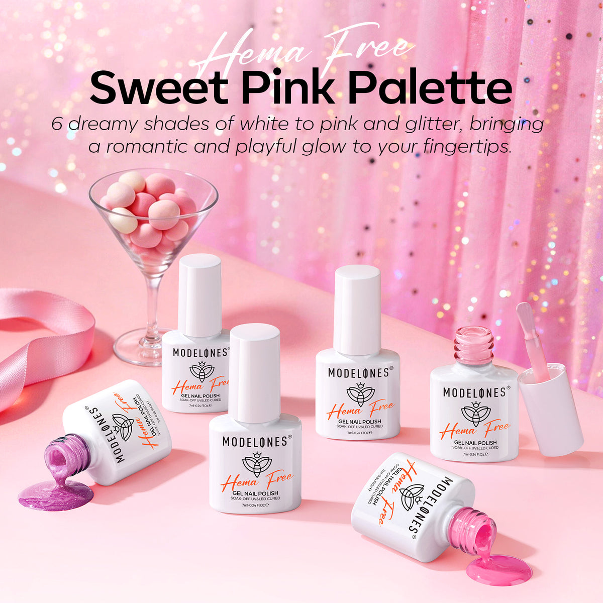 Neon Bloom - Modelones Hema&TPO FREE Gel Polish Set – MODELONES