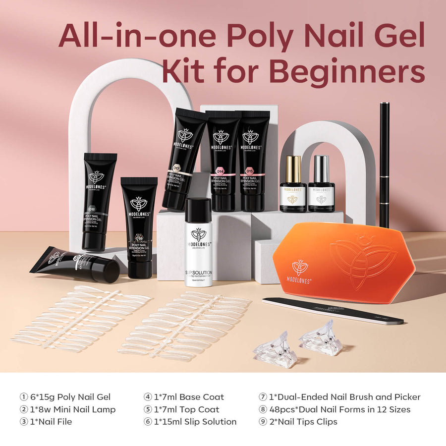 Poly Nail Gel, Polygel Nails, Polygel Nails Kit | Modelones